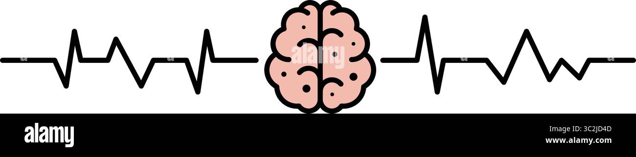 Anatomy digital human heart brain Stock Vector Images - Alamy