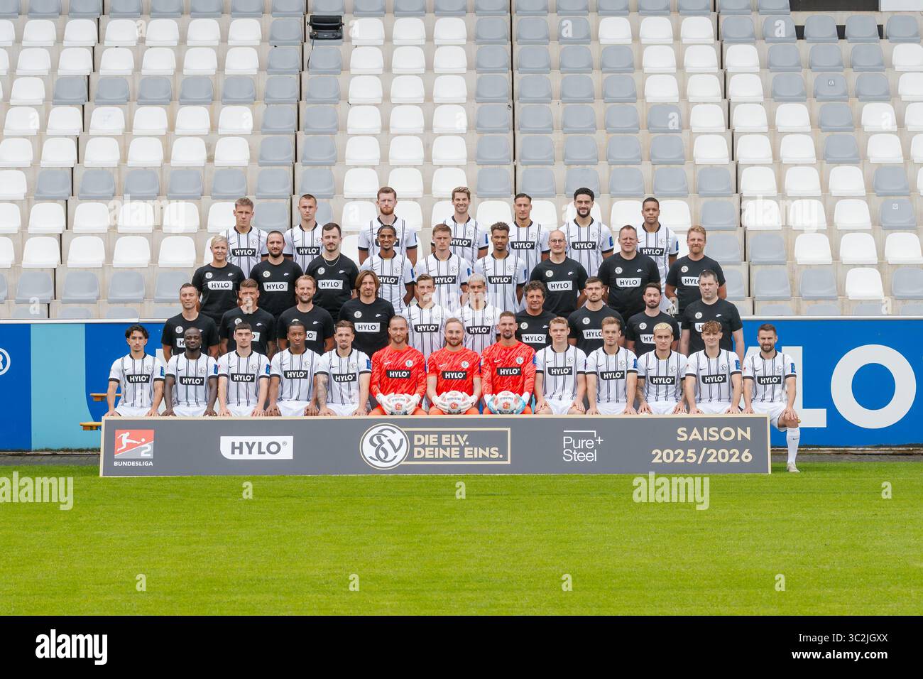 24 July 2025, Spiesen-Elversberg: Soccer: Bundesliga 2, SV Elversberg ...