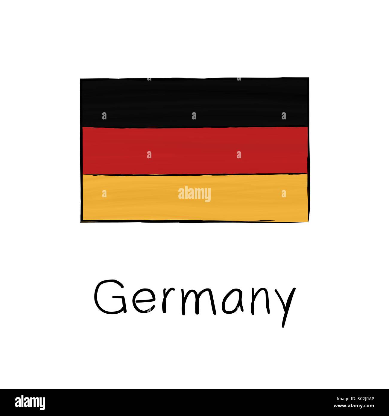 Germany country flag signature hi-res stock photography and images - Alamy