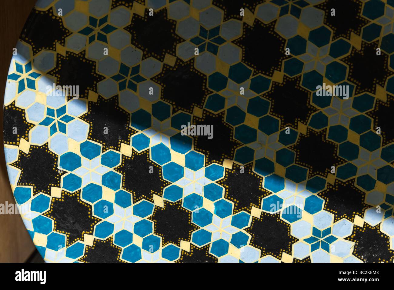 Artistic plate islamic geometric hi-res stock photography and images ...