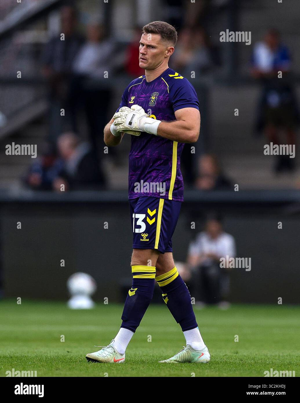 Coventry City goalkeeper Ben Wilson during a pre-season friendly match ...