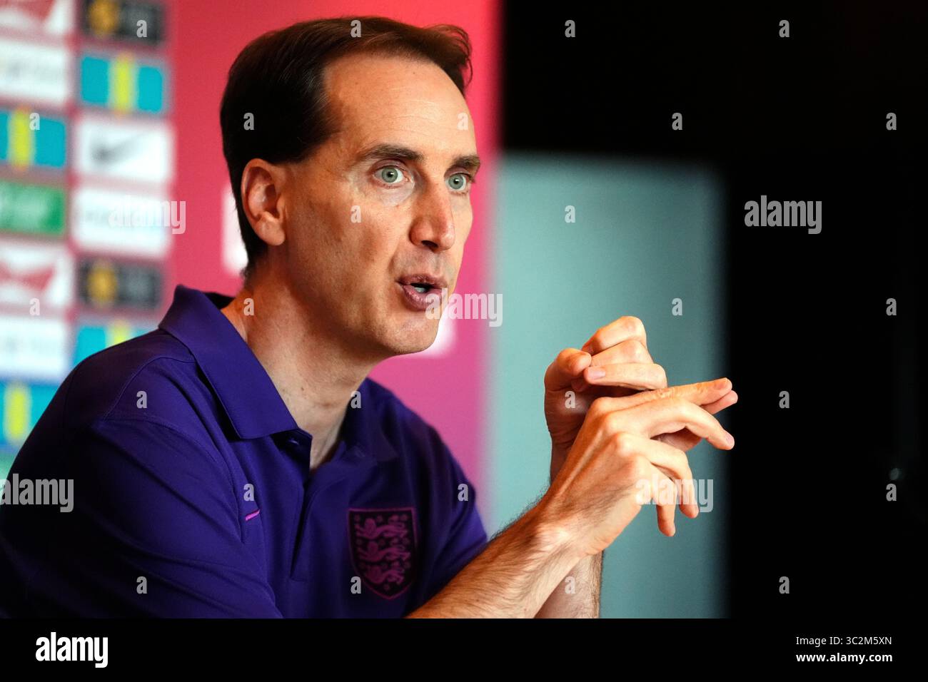 The FA Chief Executive Officer Mark Bullingham during a press conference at The Dolder Grand in ...