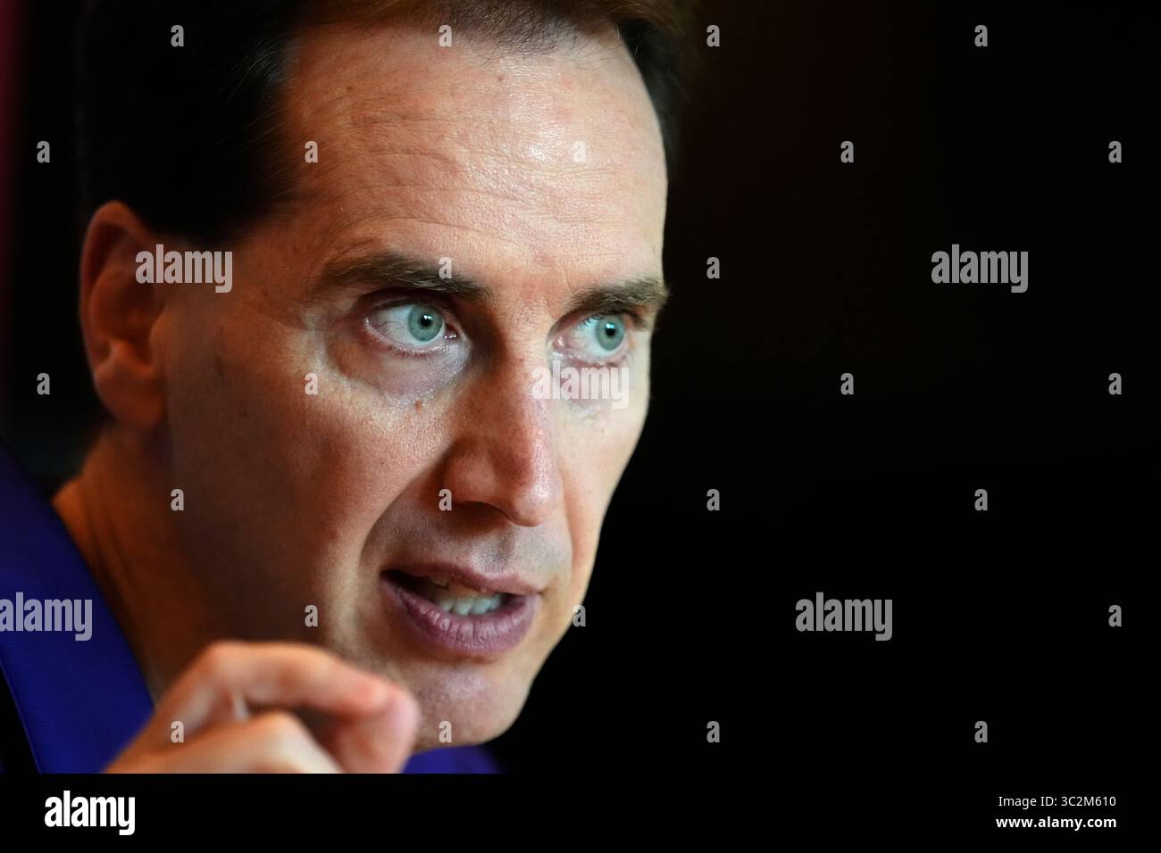 The FA Chief Executive Officer Mark Bullingham during a press conference at The Dolder Grand in ...