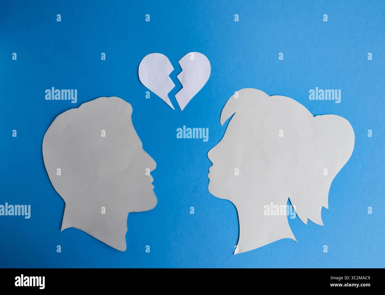 Broken heart between male hi-res stock photography and images - Alamy