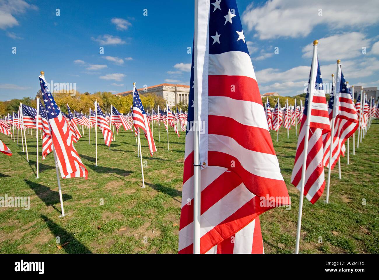 Temporary flag installation hi-res stock photography and images - Alamy