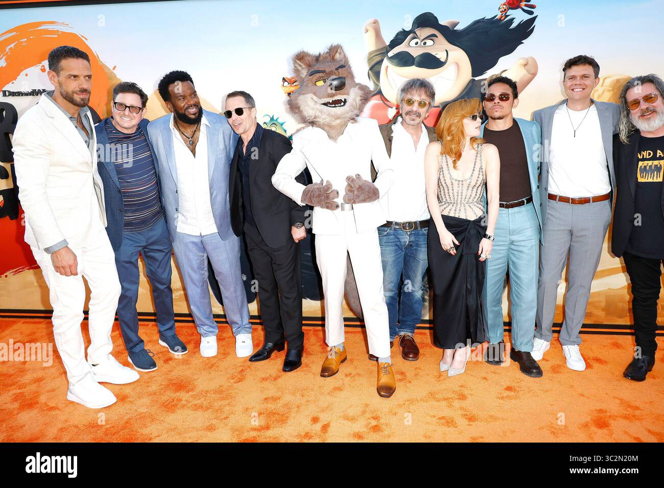 July 23, 2025, Los Angeles, California, USA: Cast, Crew, The Bad Guys 2 ...