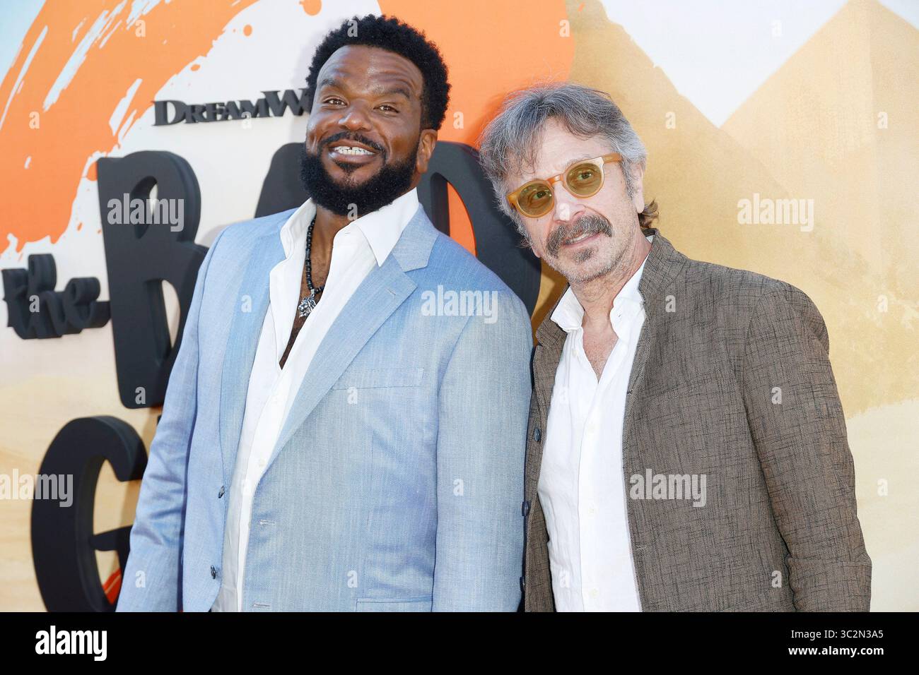 July 23, 2025, Los Angeles, California, USA: Craig Robinson, Marc Maron ...