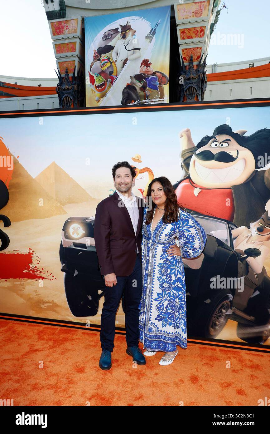 July 23, 2025, Los Angeles, California, USA: Etan Cohen, Emily Cohen at ...