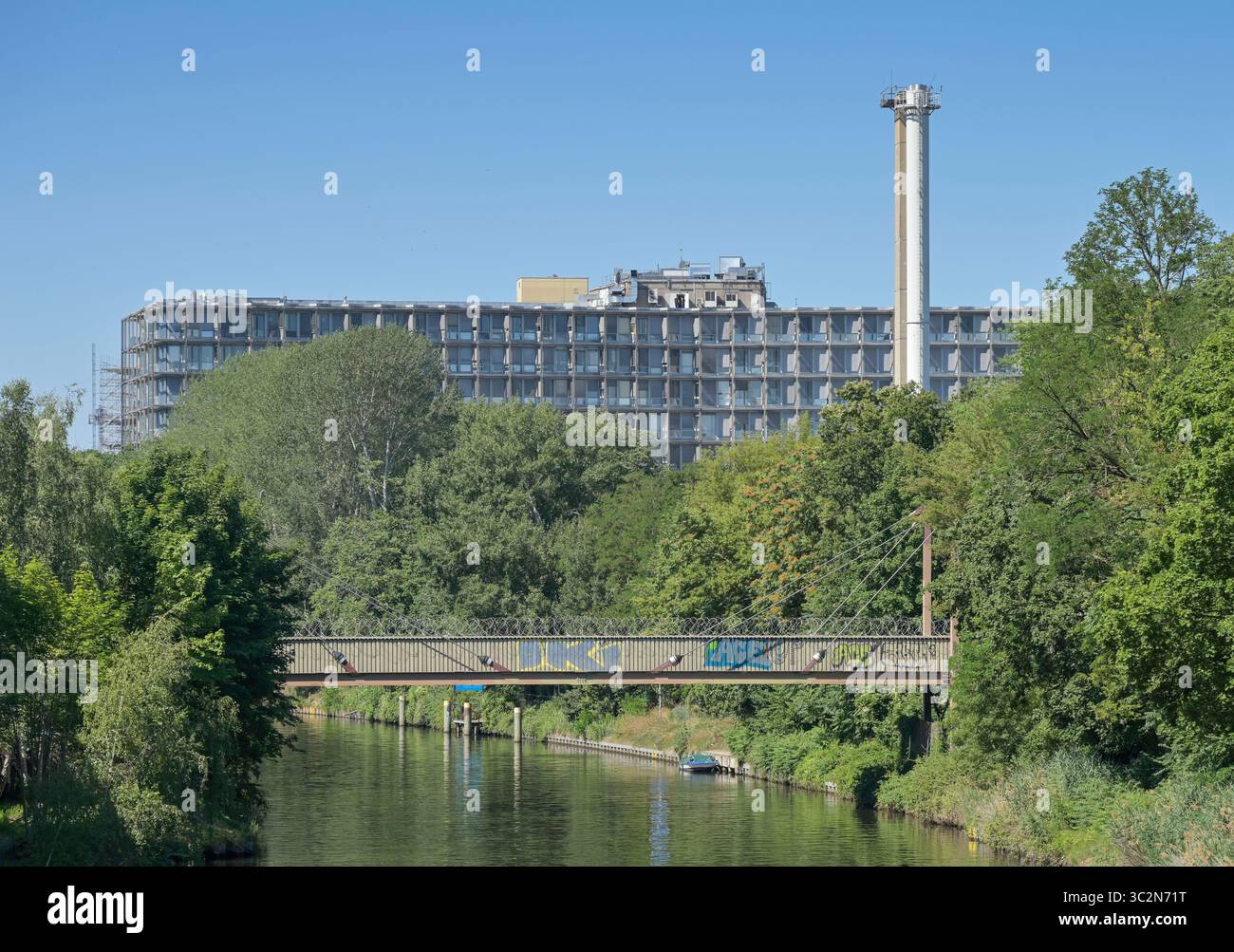 Teltowkanal, Charite, Campus Benjamin Franklin, Lichterfelde, Berlin ...