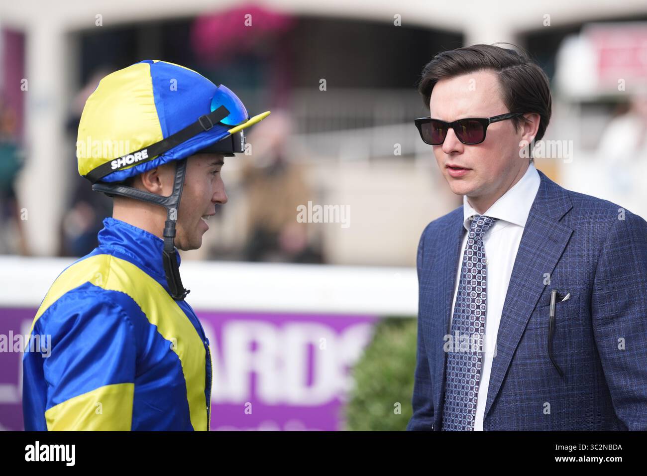 Jockey Dylan Browne McMonagle (left) and trainer Joseph O'Brien after ...