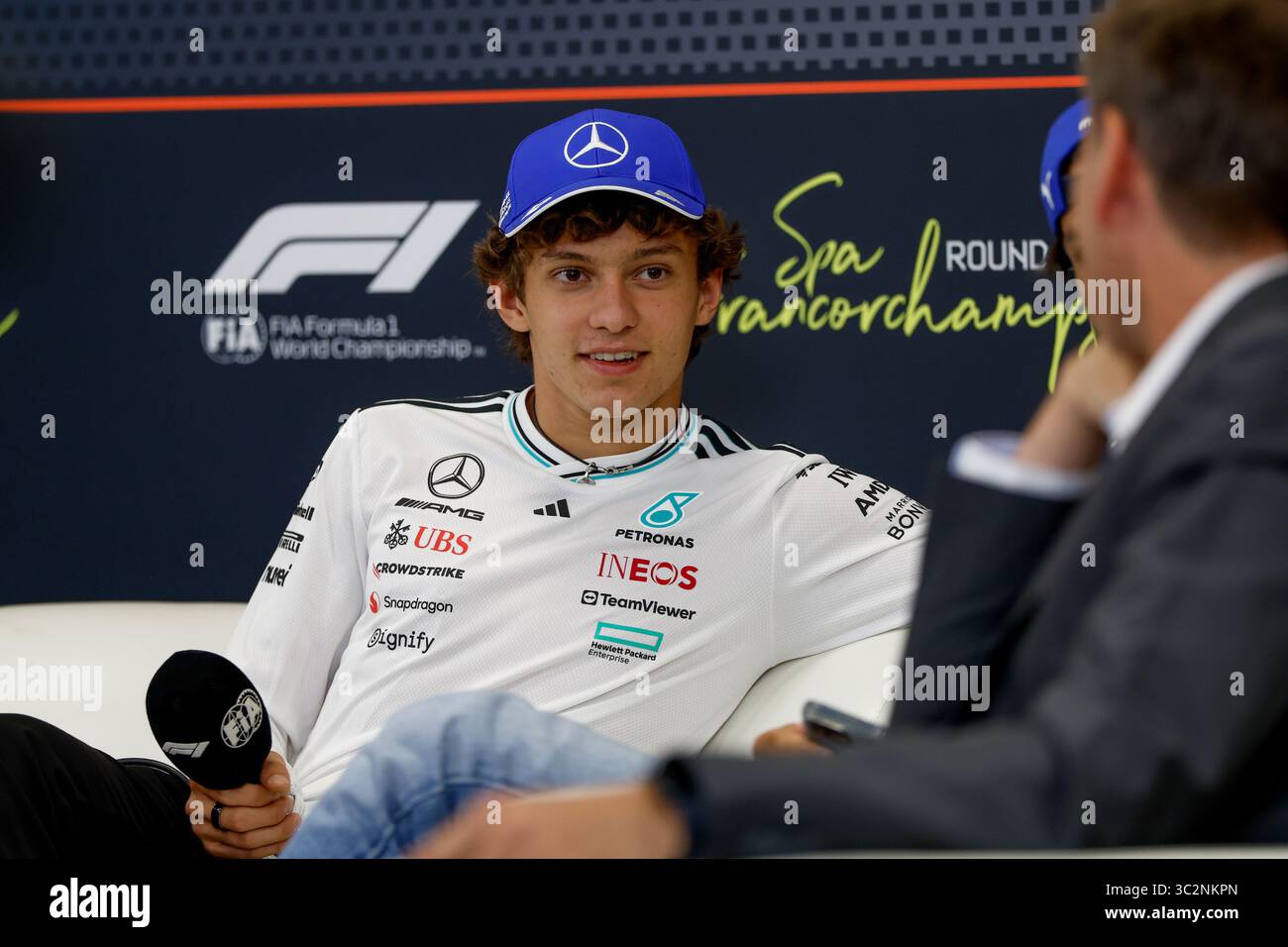 KIMI ANTONELLI Andrea (ita), Mercedes AMG F1 Team W16, portrait during the 2025 Formula 1 ...