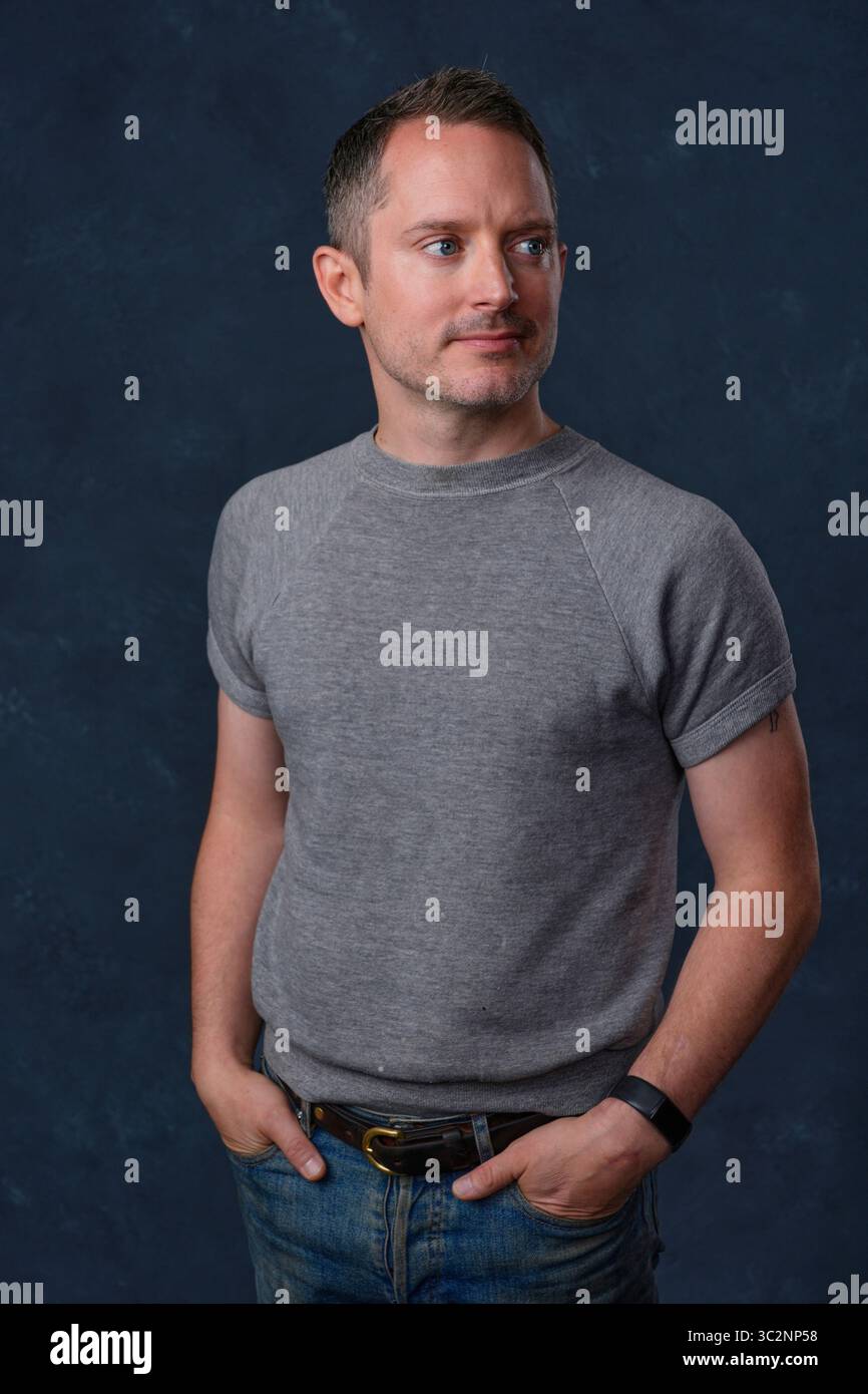Elijah Wood poses for a portrait to promote "The Toxic Avenger" during ...