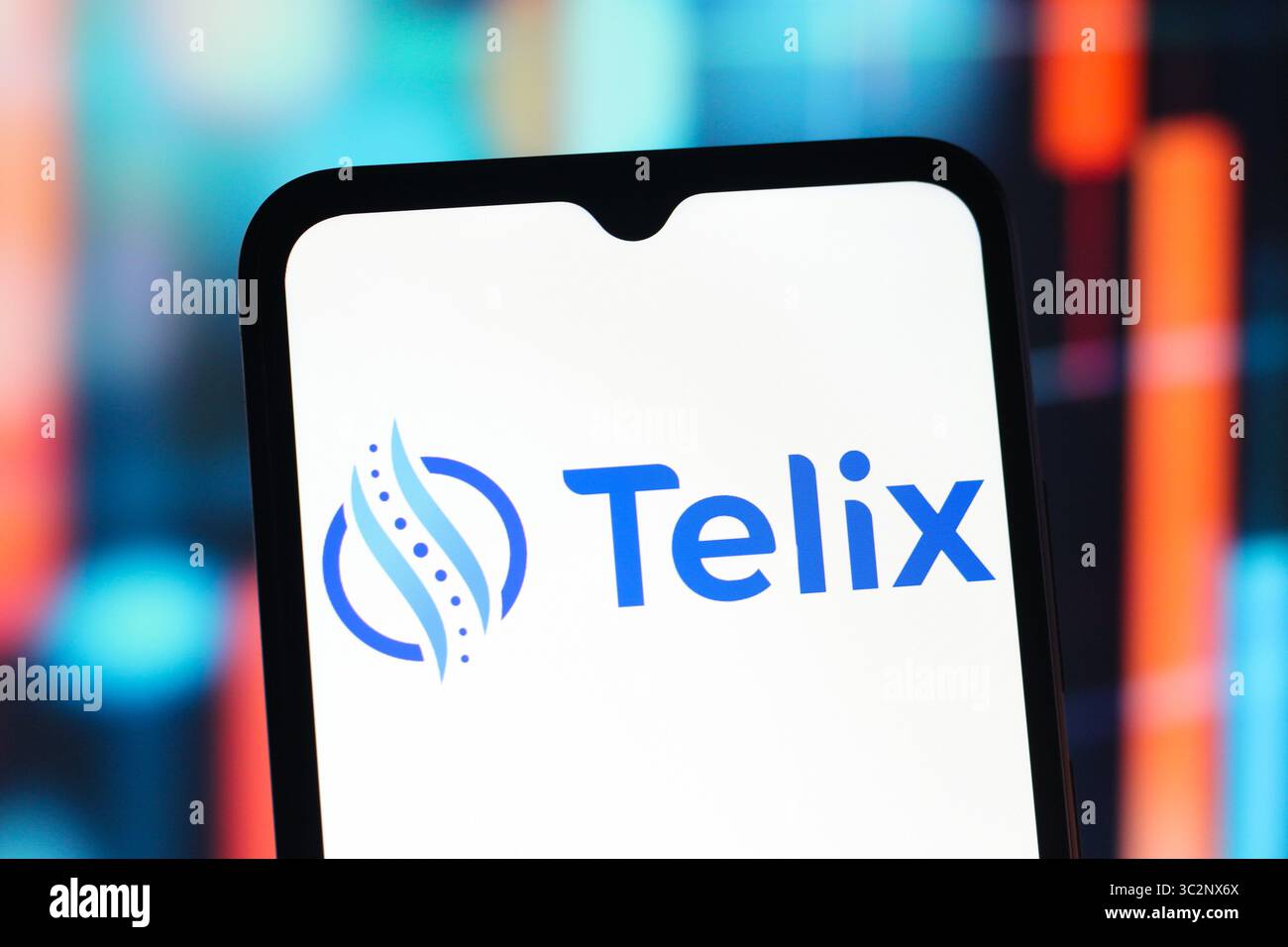July 24, 2025, Canada: In this photo illustration, the Telix ...