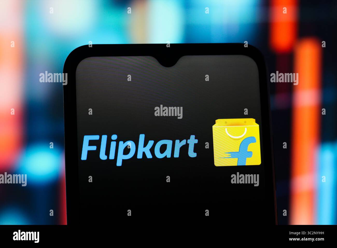 July 24, 2025, Canada: In this photo illustration, the Flipkart (Flip ...