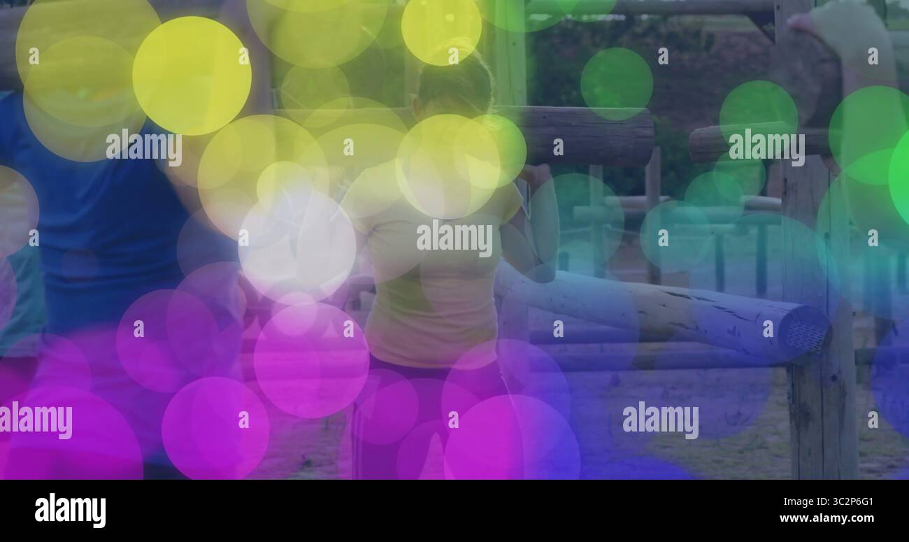 Navigating obstacle course people outdoors hi-res stock photography and ...