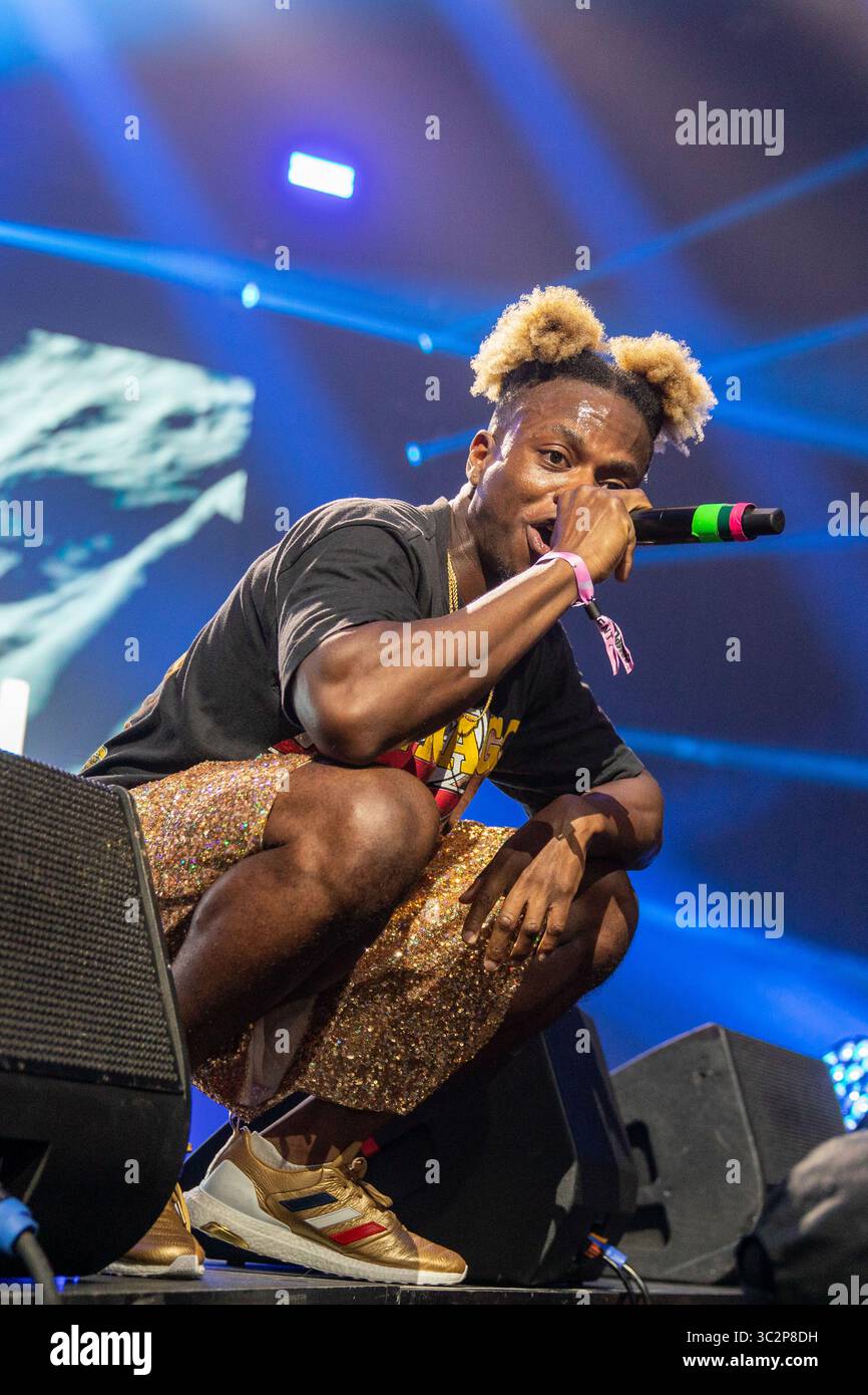 July 20, 2019 - Twin Lakes, Wisconsin, U.S - Rapper TOBI LOU during ...
