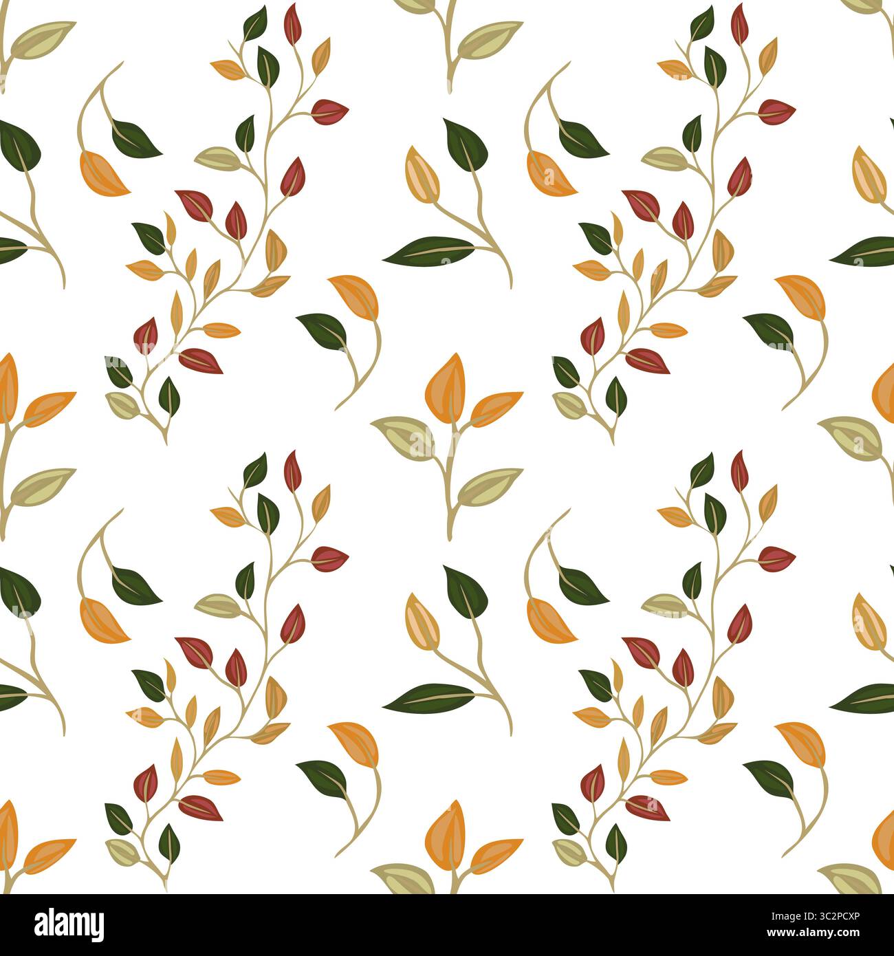 Floral motifs in vibrant shades Cut Out Stock Images & Pictures - Alamy