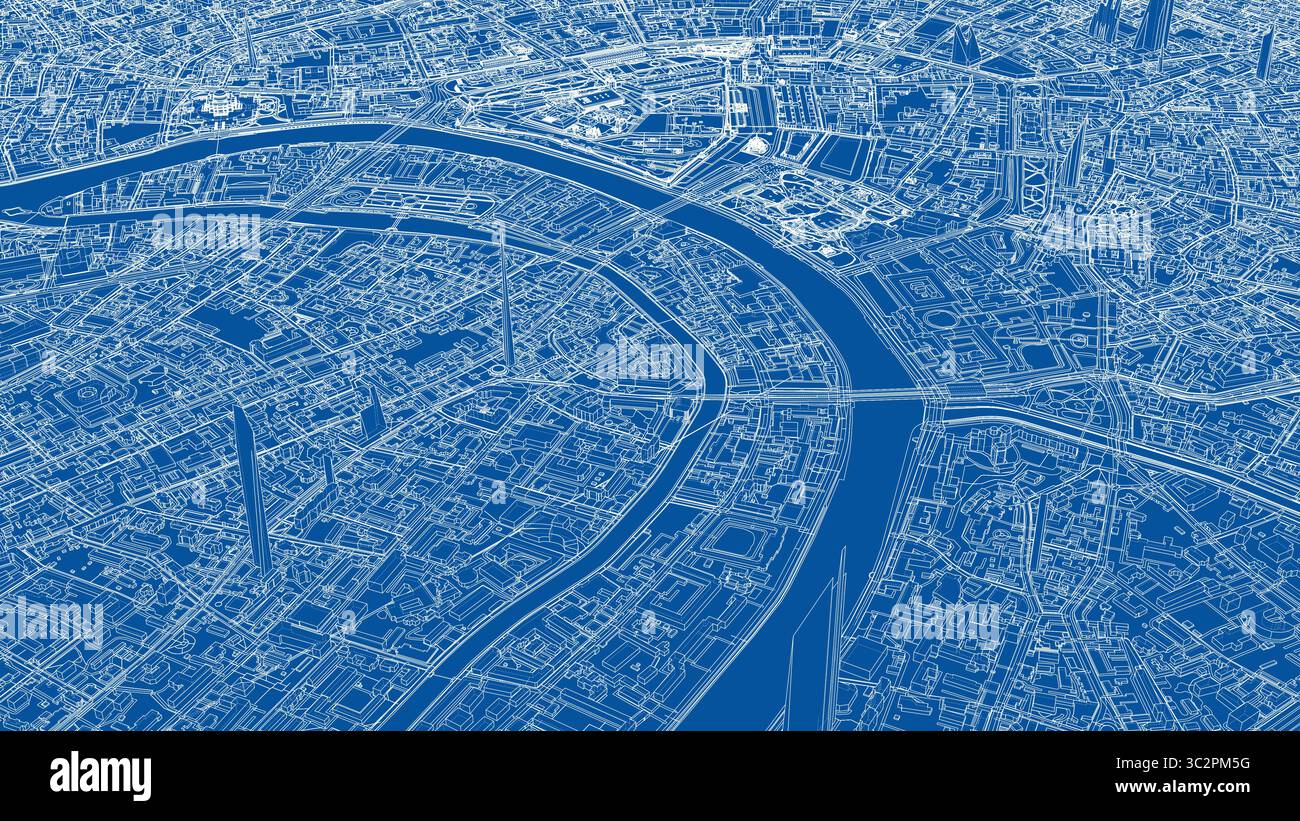 Streets aerial Stock Vector Images - Alamy