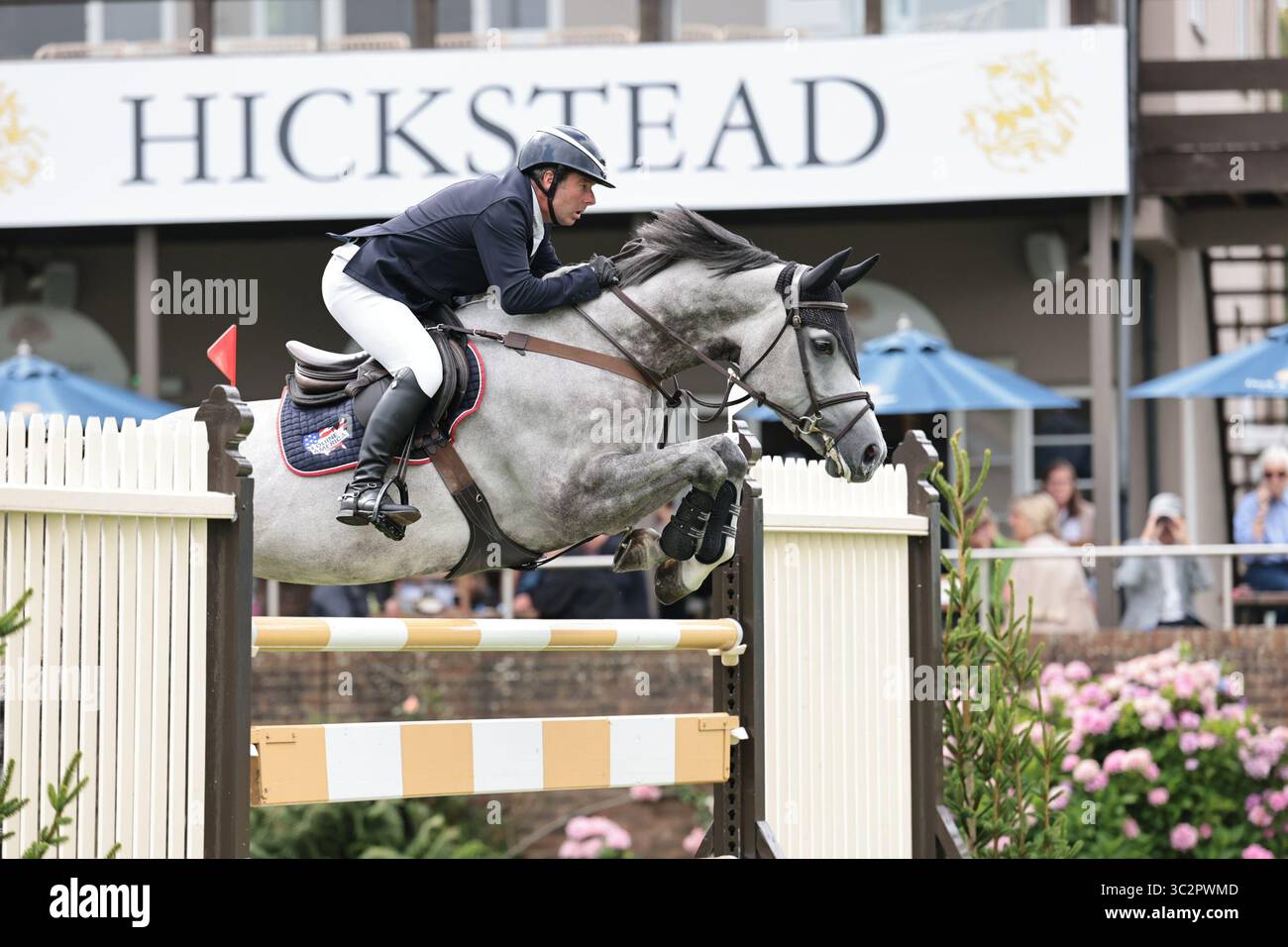 Robert Whitaker of Great Britain riding Forrests Rose Gold during the ...