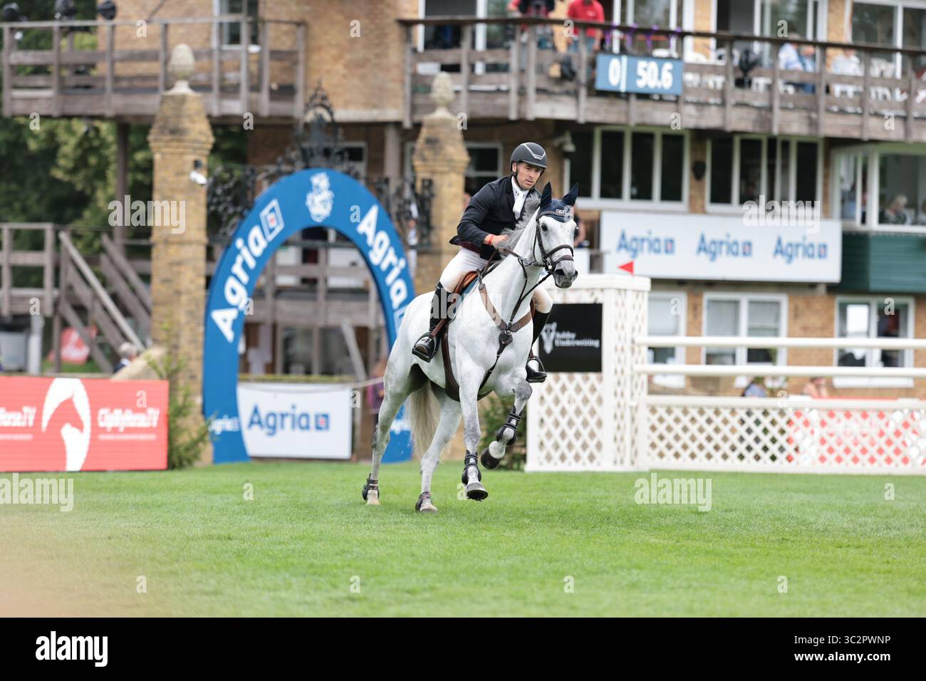 Joe Whitaker of Great Britain riding Icaterina during the Royal ...