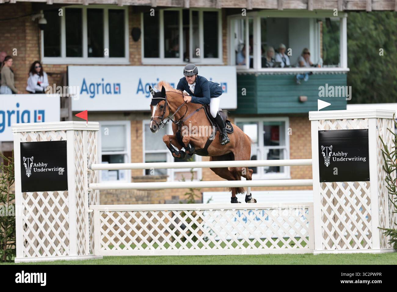 Donald Whitaker of Great Britain riding Ulania 3 during the Royal ...