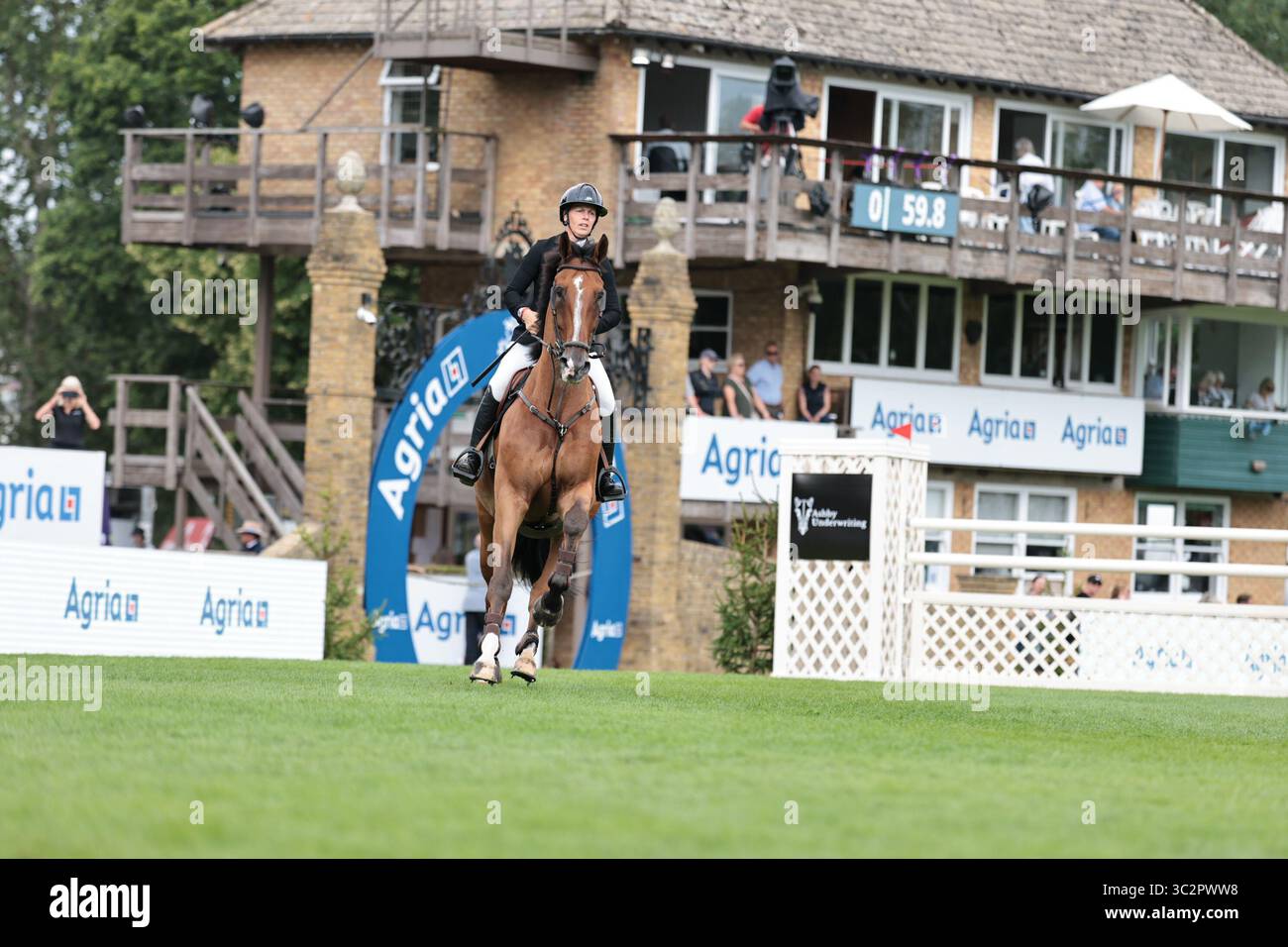 Jane Annett of Great Britain riding Jywan during the Royal ...