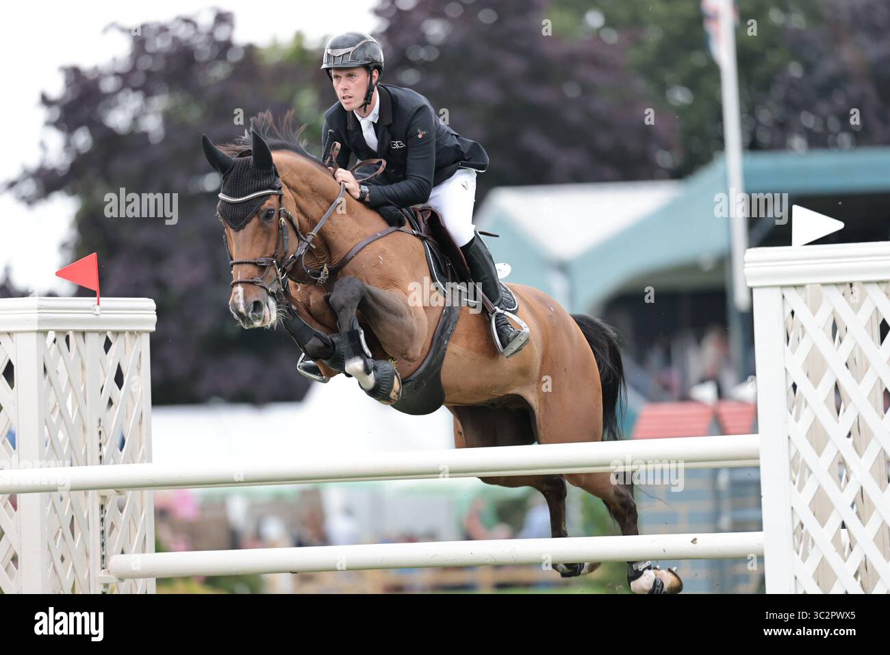 Graham Gillespie of Great Britain riding Veneno during the Clipmyhorse ...