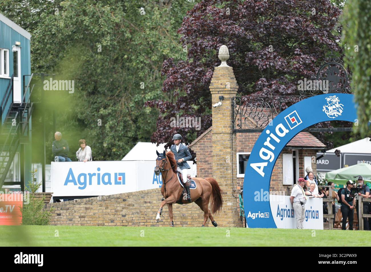 Joseph Stockdale of Great Britain riding Ebanking during the Clipmyhorse.tv Tankard at the Agria ...