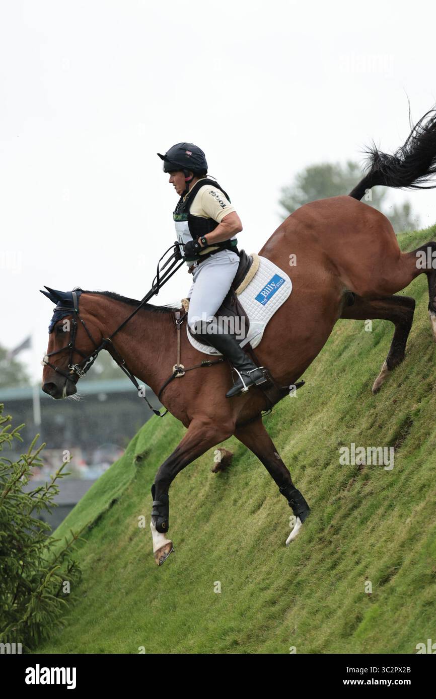 Pippa Funnell of Great Britain riding Billy Wonder during the Ashby ...