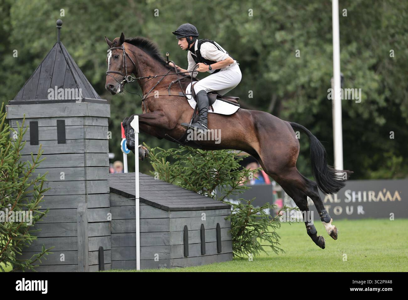 Tom Strawson of Great Britain riding The Fieldmaster during the Ashby ...