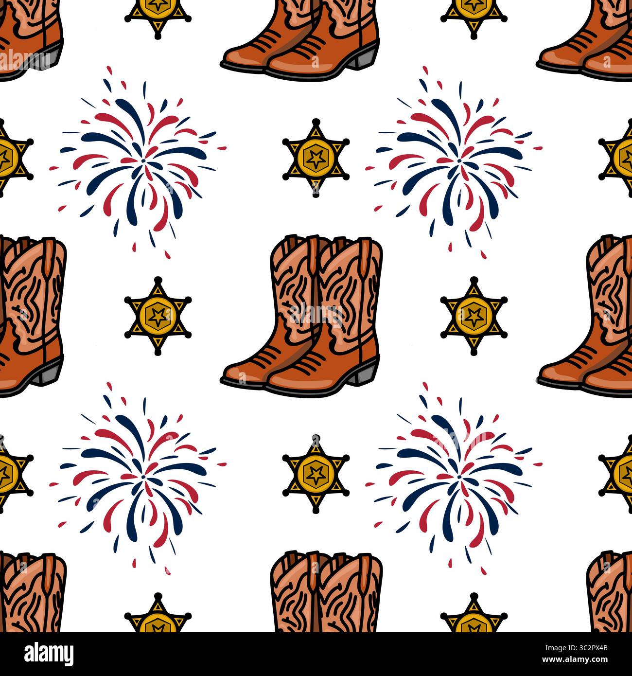 Festive western decor Stock Vector Images - Alamy