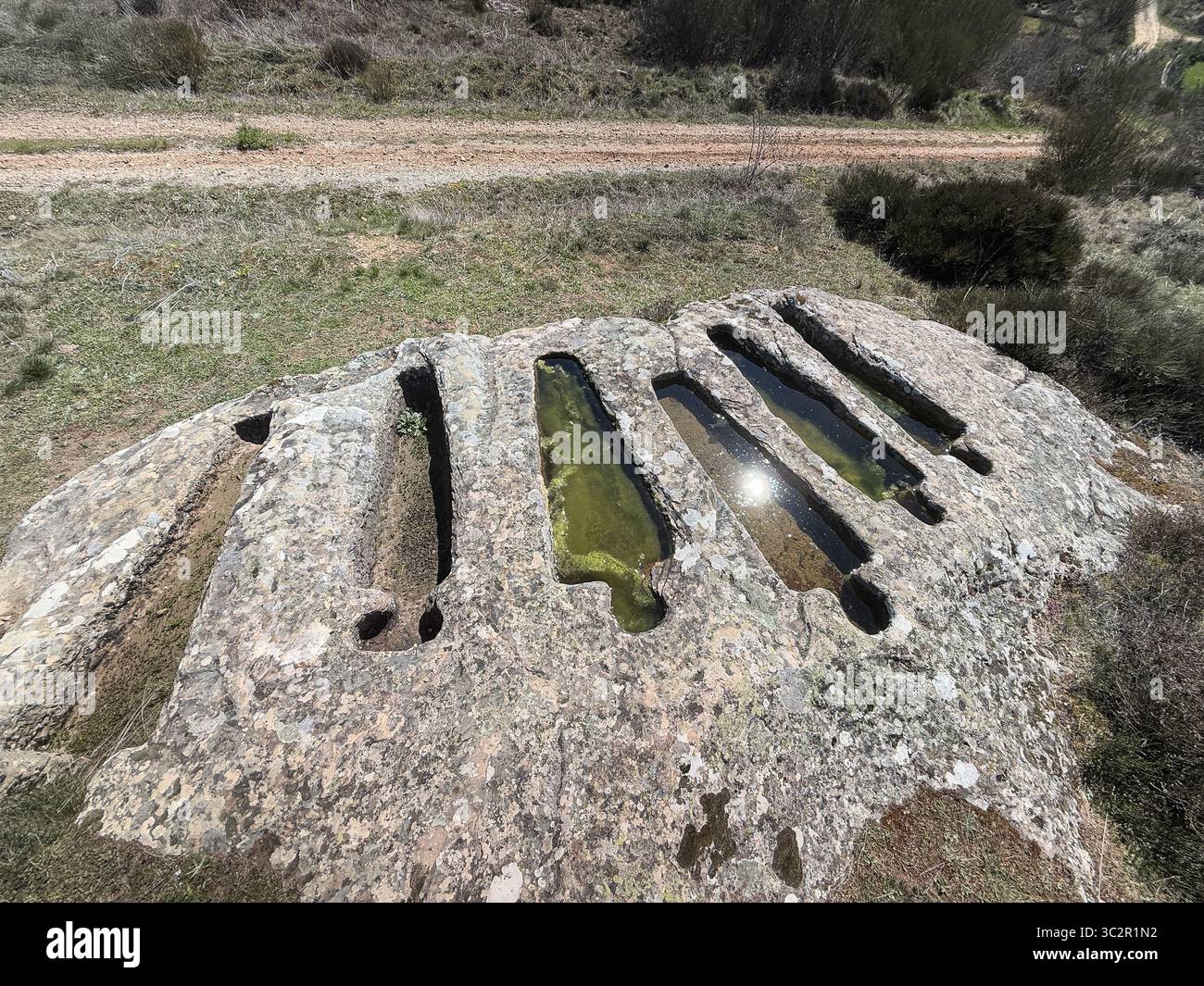 Ancient Stone Necropolis with Anthropomorphic Graves under Open Sky ...