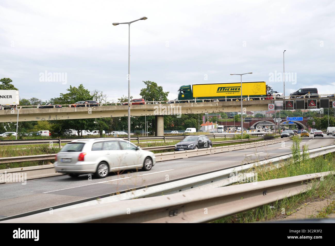 Autobahn GER, Deutschland, 20250724,Stau auf der Autobahn *** Autobahn ...