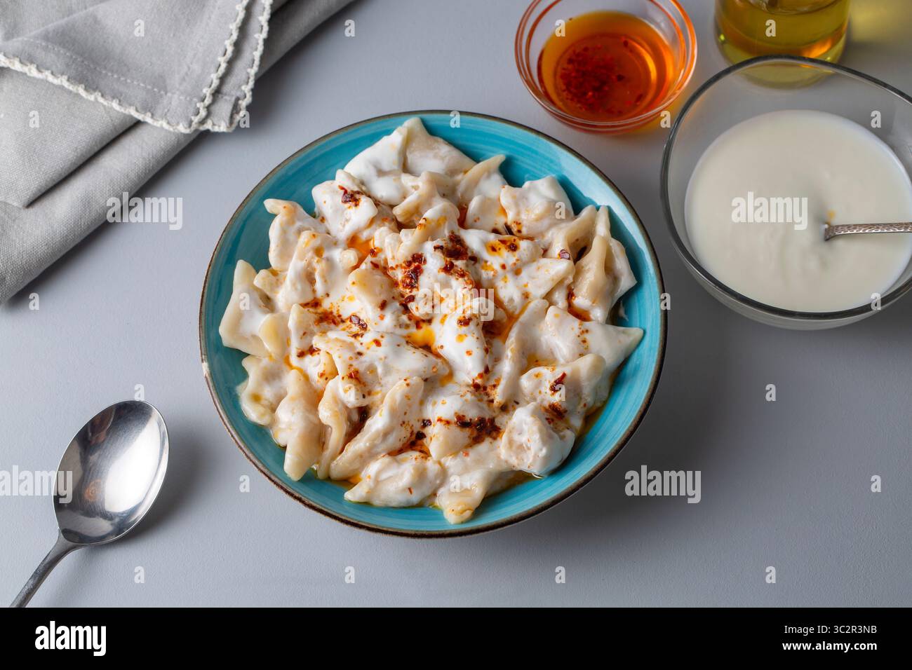 Traditional Turkish cuisine; Turkish ravioli, Turkish name; Manti ...