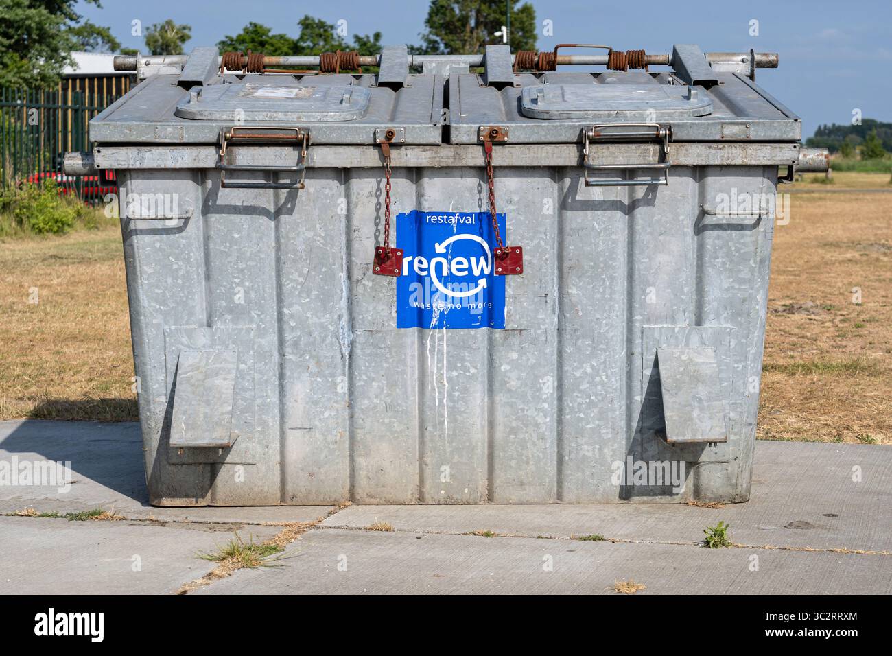 Renewi residual waste container Stock Photo - Alamy