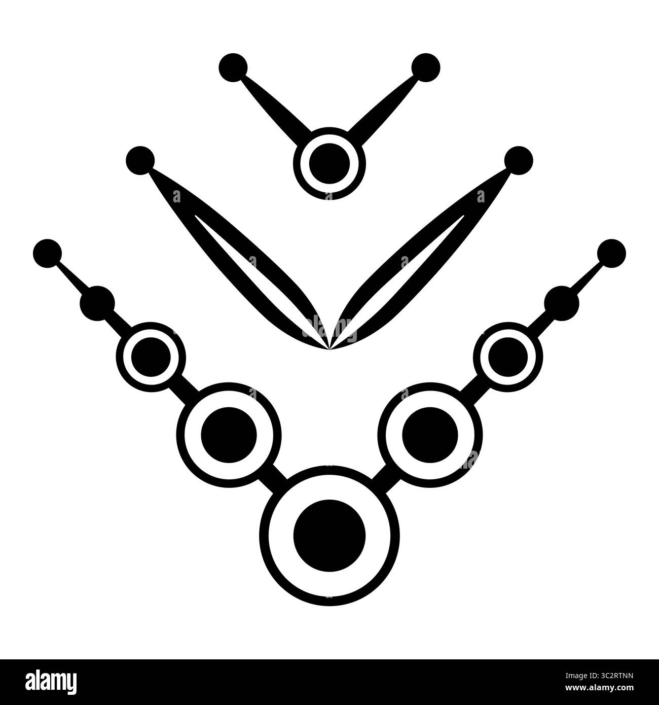 Creative block design interior Stock Vector Images - Alamy