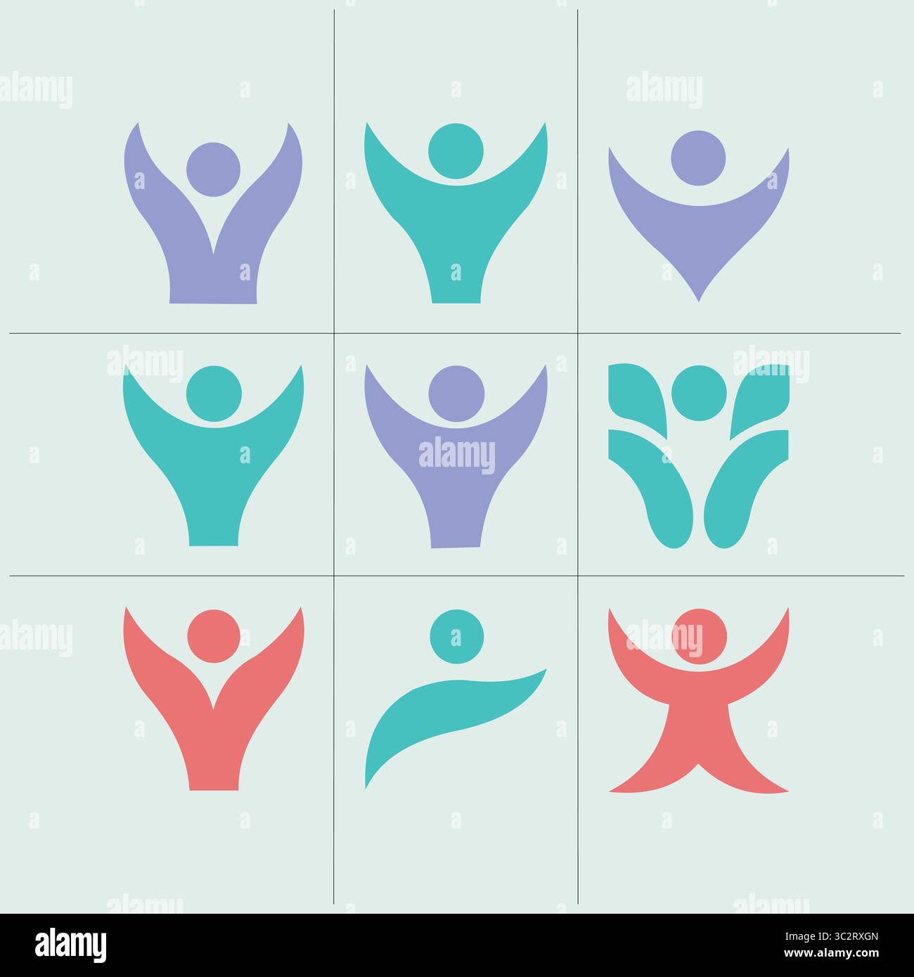 Dynamic health symbols hi-res stock photography and images - Alamy