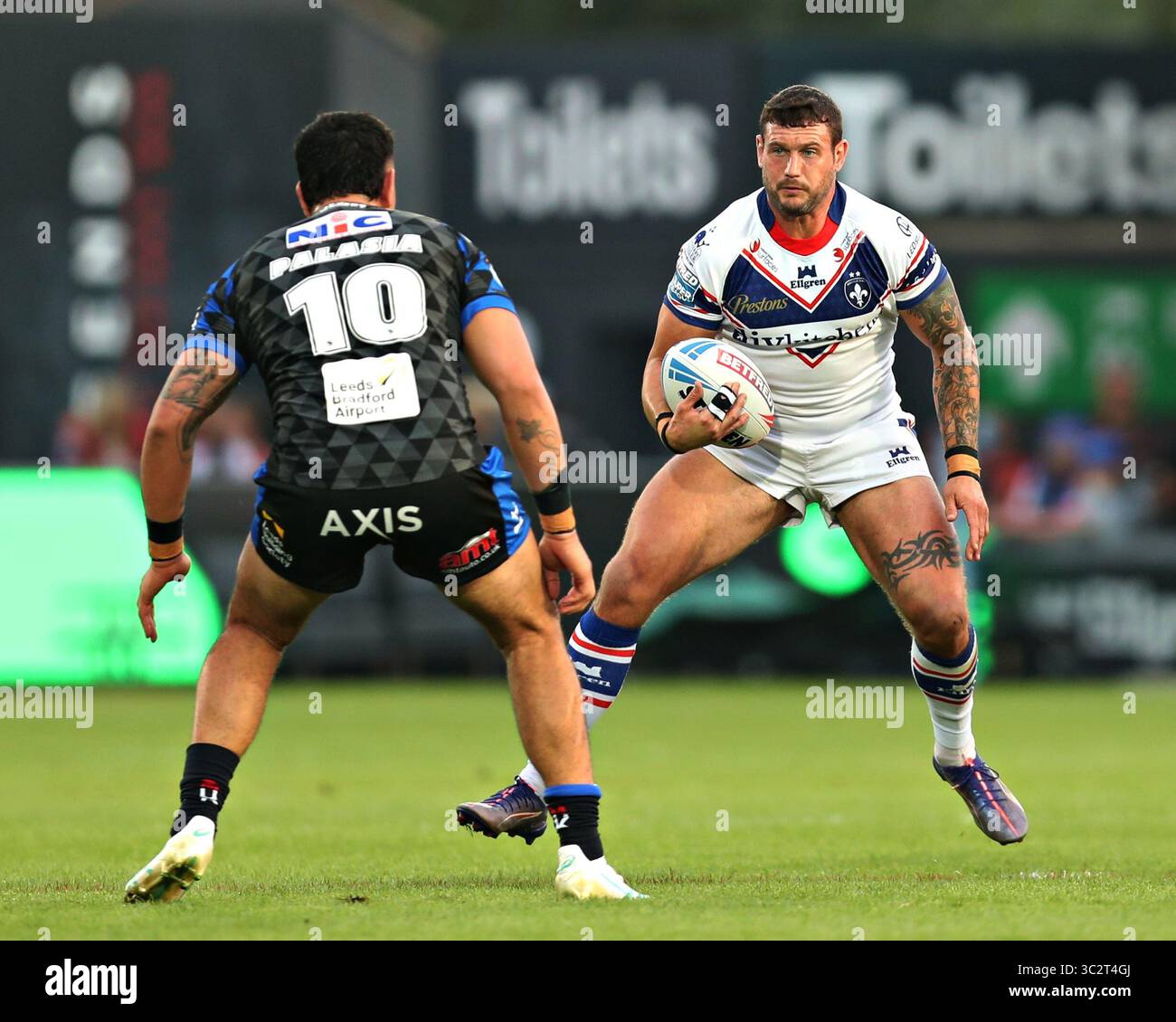 Jay Pitts of Wakefield Trinity during the Betfred Super League round 20 ...