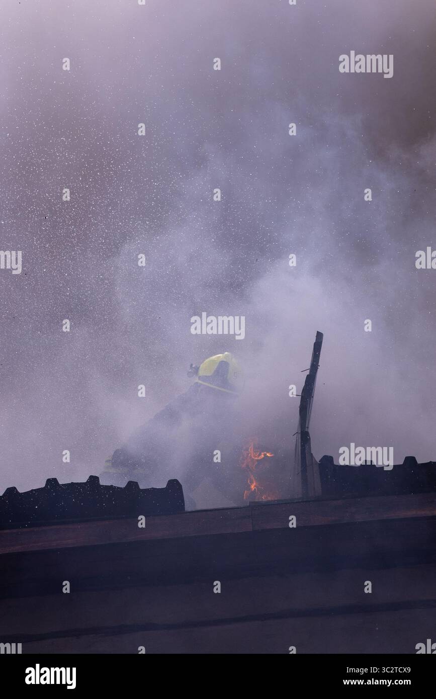 Emergency services respond after Russia struck a residential area with ...