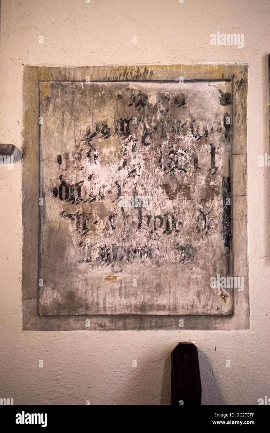 Ten commandments medieval wall hi-res stock photography and images - Alamy
