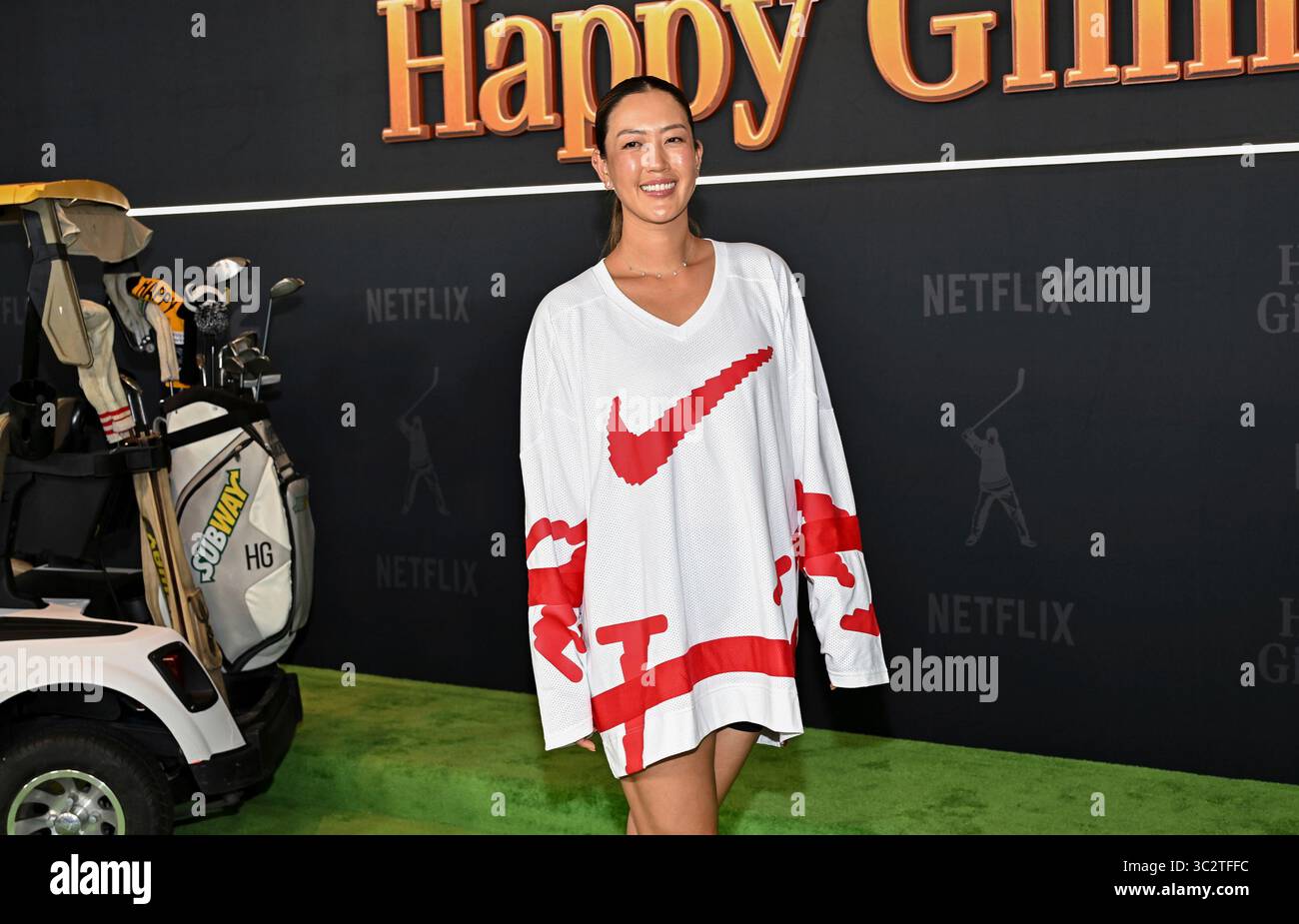 Michelle Wie West attends the premiere of Netflix's "Happy Gilmore 2 ...