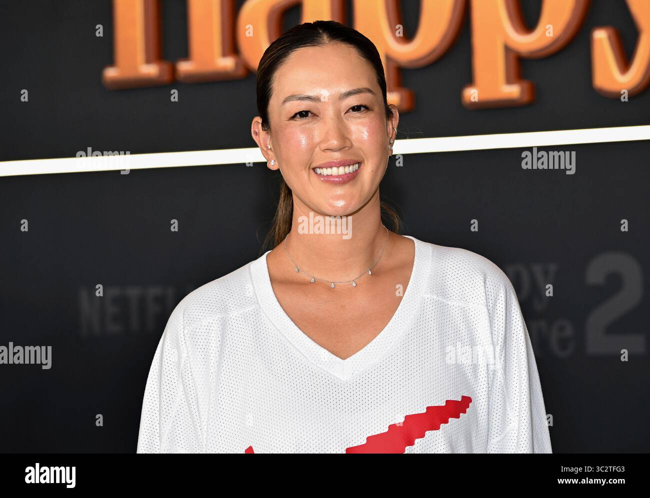 Michelle Wie West attends the premiere of Netflix's "Happy Gilmore 2 ...
