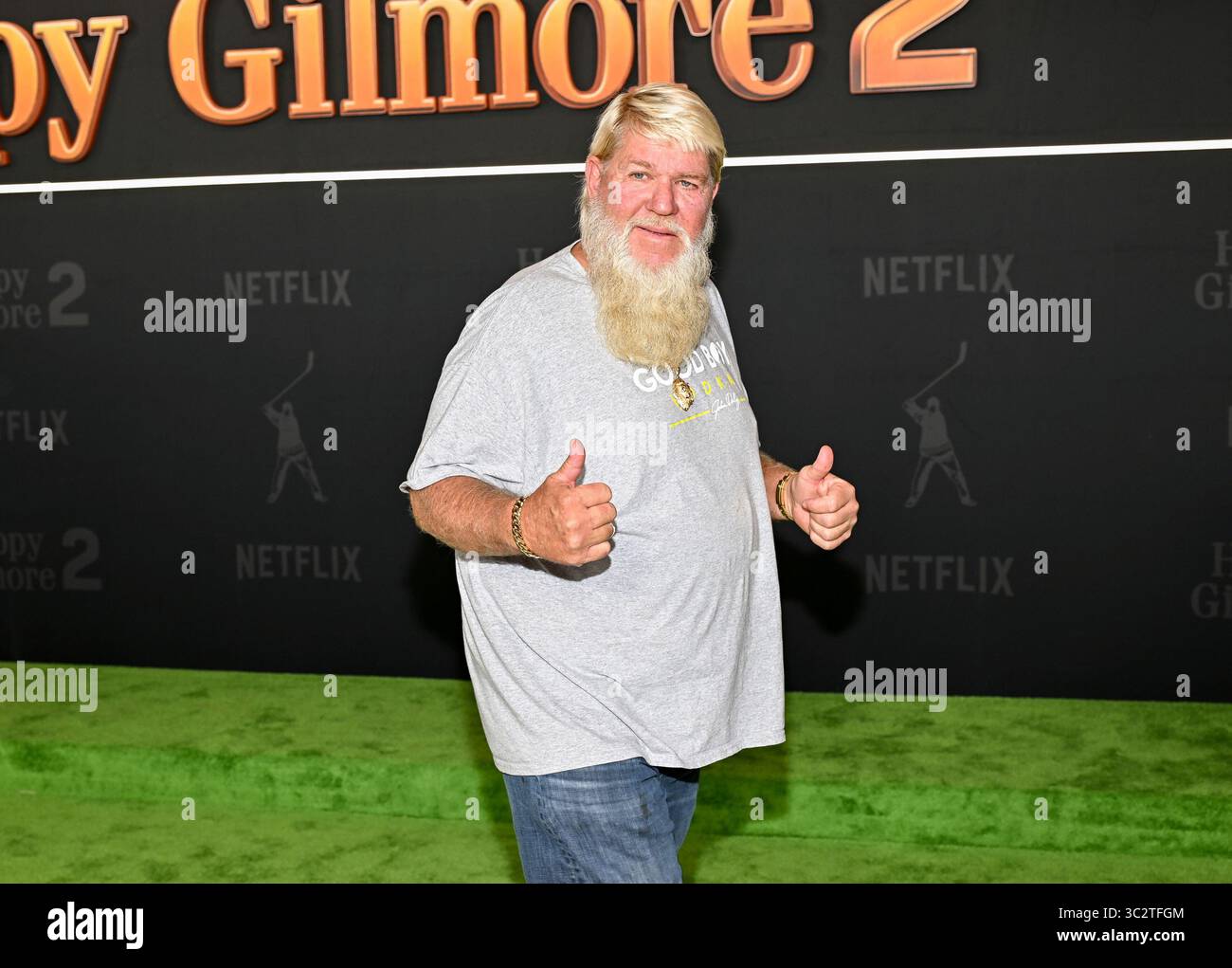 John Daly attends the premiere of Netflix's "Happy Gilmore 2" at Jazz ...