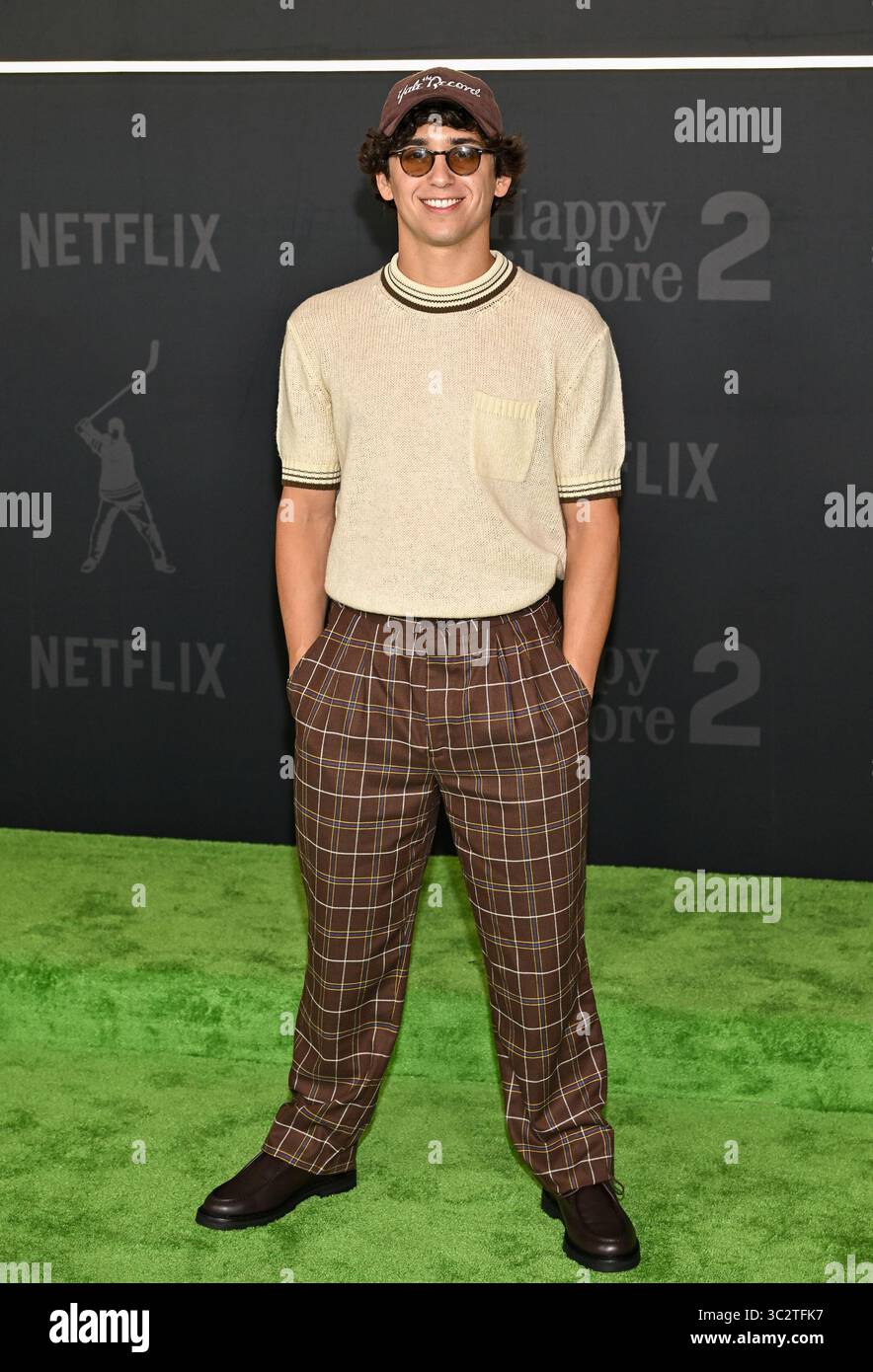 Marcello Hernandez attends the premiere of Netflix's "Happy Gilmore 2 ...