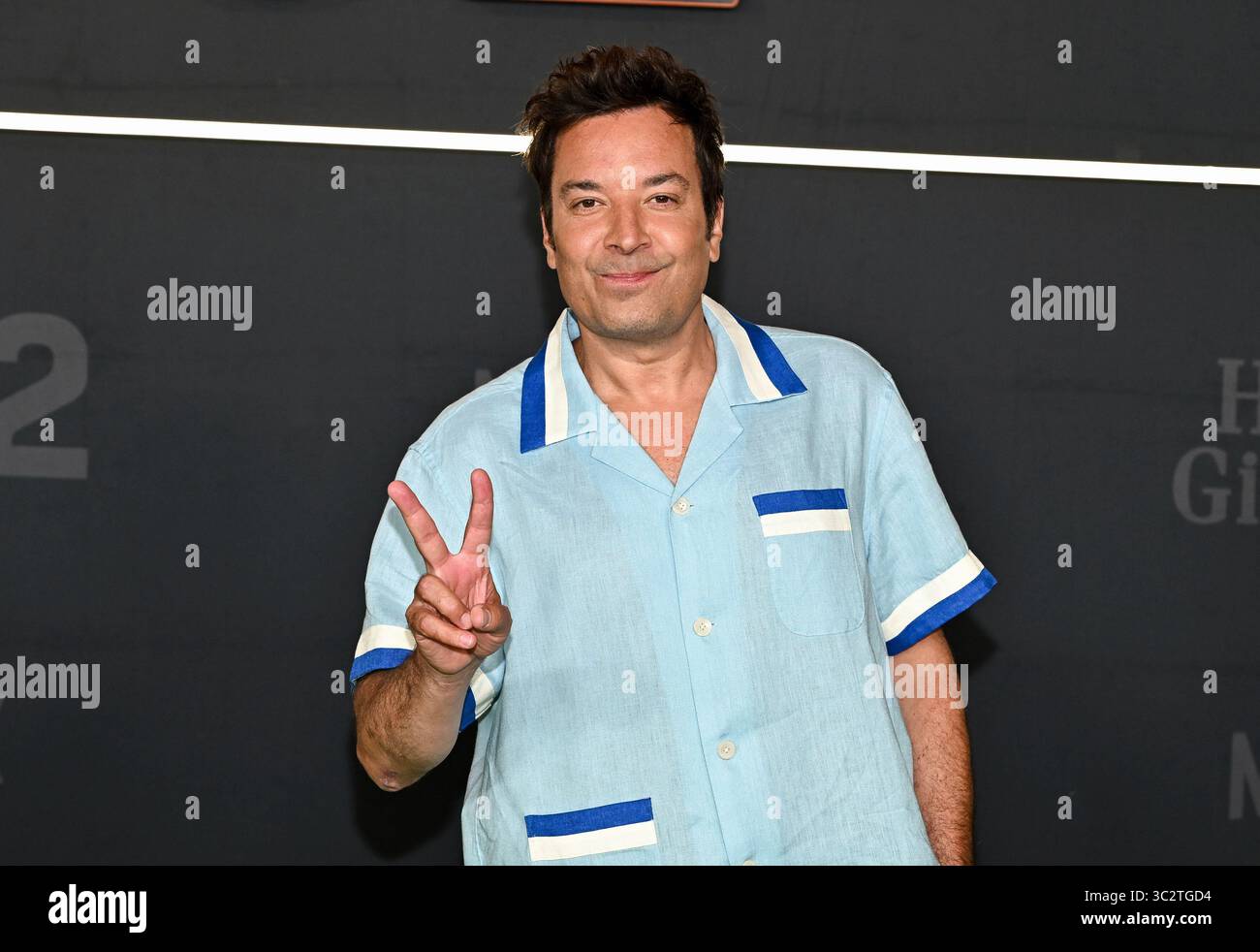 Jimmy Fallon attends the premiere of Netflix's "Happy Gilmore 2" at ...
