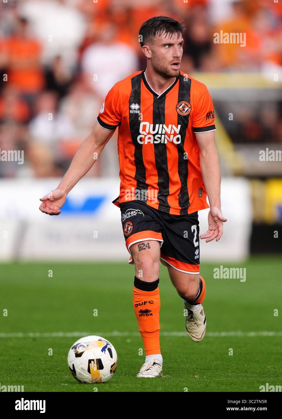 Dundee United's Ryan Strain during the UEFA Conference League Second ...