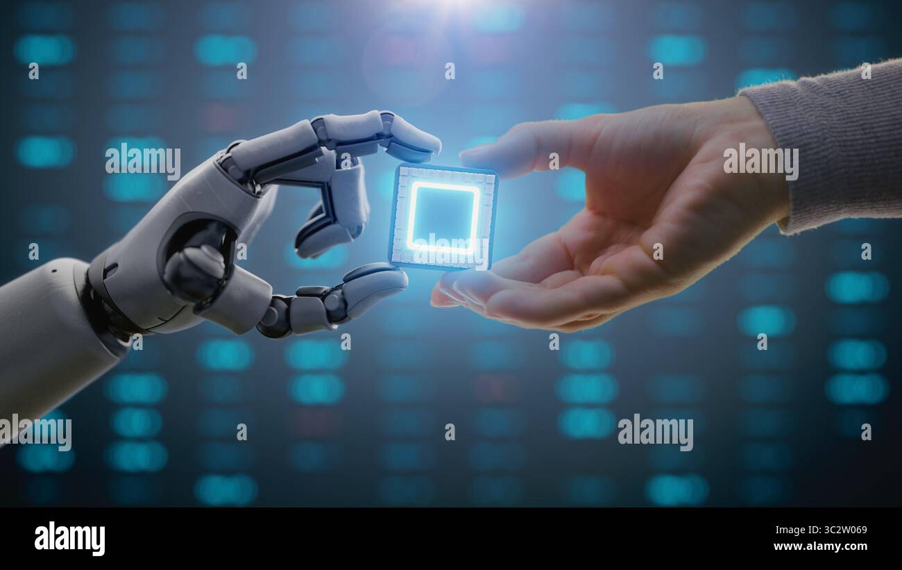 Futuristic Concept of Humanity and Artificial Intelligence ...