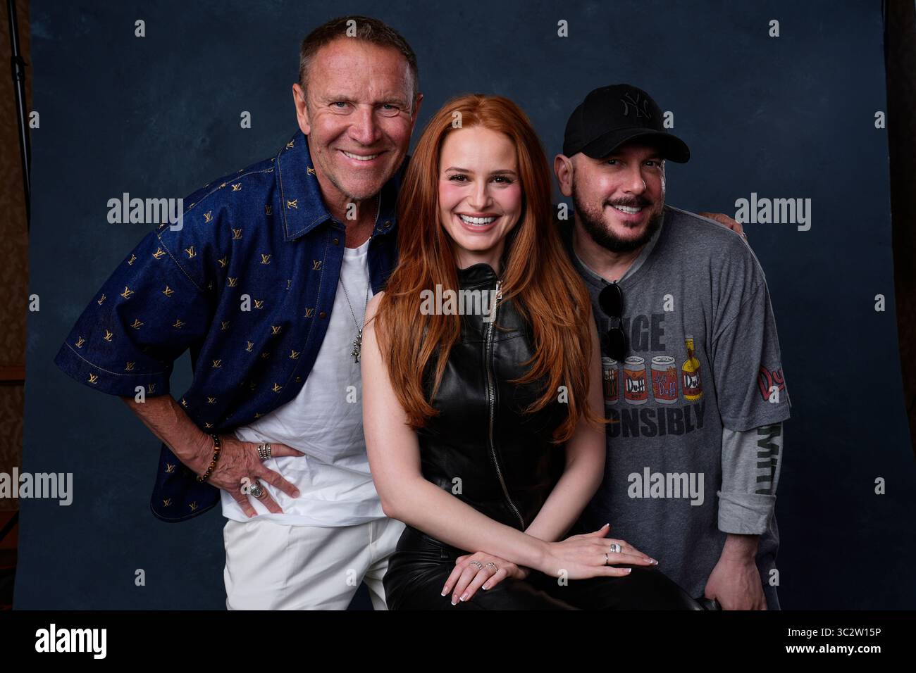 Director Renny Harlin, from left, Madelaine Petsch, and Courtney ...