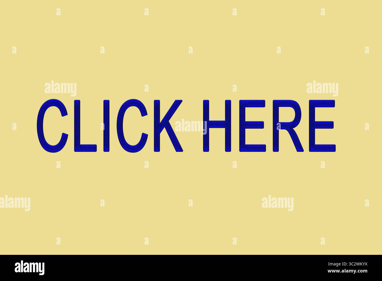 Banner with the word click here. Vector illustration for projects ...