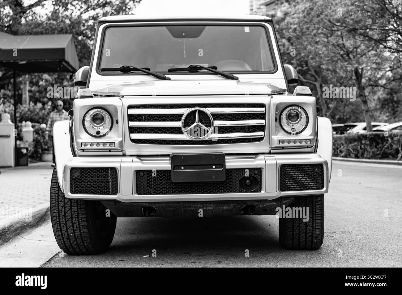 Miami Beach, Florida USA - June 10, 2024: Mercedes G55 AMG V8 ...
